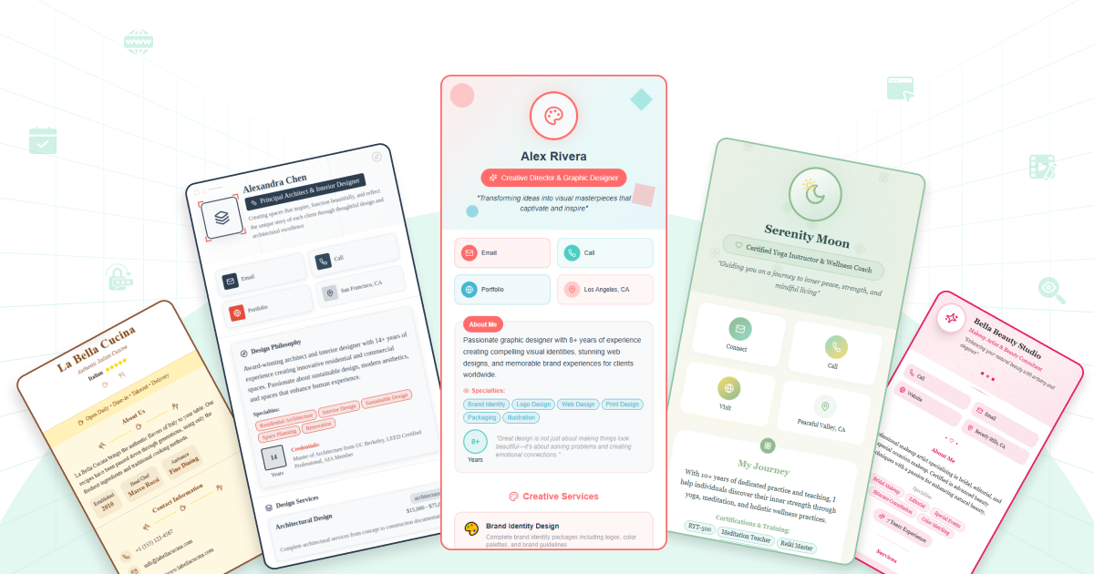 Create A Digital Visiting Card And Business Card Template